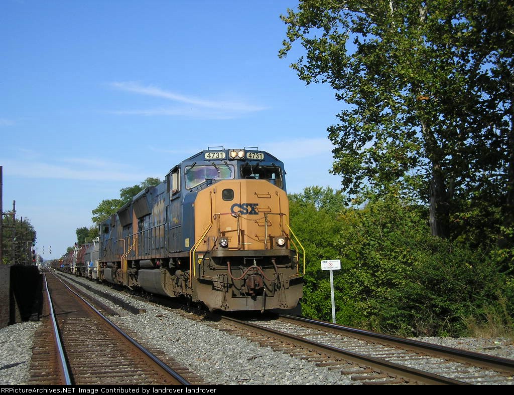 CSXT 4731 On CSX K 587 Southbound